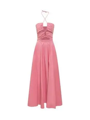 ACTUALEE Halterneck Suit Dress