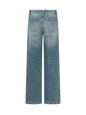 THE SEAFARER Mini Casual Trousers With Pocket - Denim