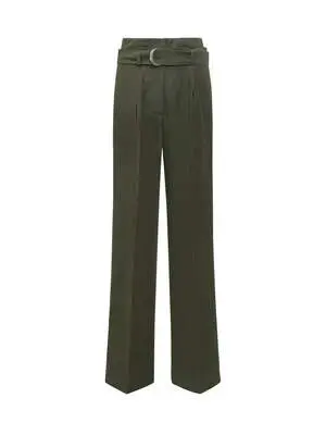 THE SEAFARER Wide Leg Trousers - Verde
