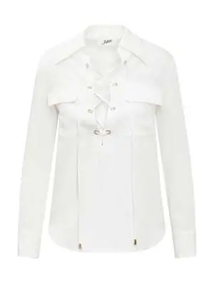 THE SEAFARER The Perfect Seafarer Mini Shirt With Pocket - Bianco