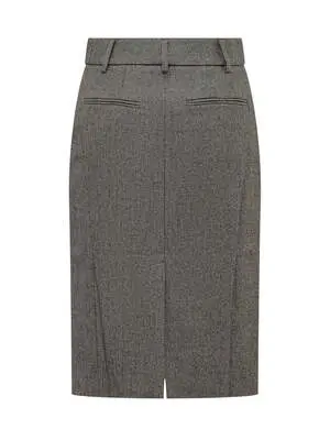Andamane Tailored Pencil Skirt