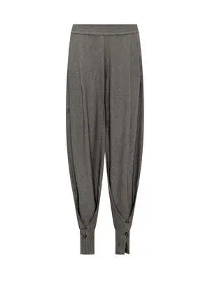 Andamane Renee Buttoned Trousers - Grey/black