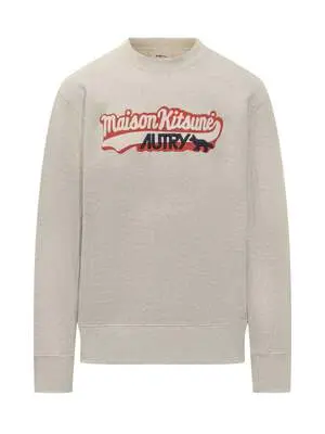 AUTRY X MAISON KITSUNE Cotton Sweatshirt - Mel