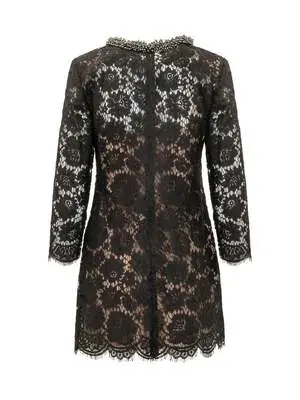 Long Sleeve Lace Mini Dresses
