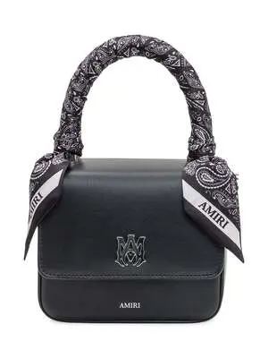 Amiri Mini Leather Handbag - Black