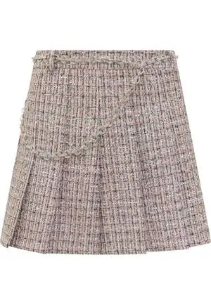 SELF-PORTRAIT Mini Tweed Skirt