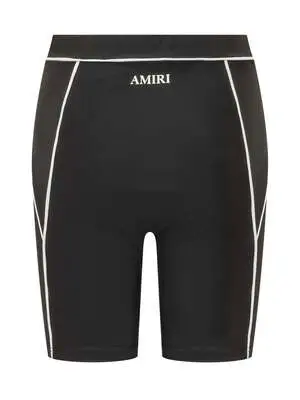 Amiri Round Fashion Candling Shorts - Black
