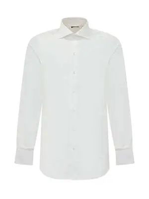 FINAMORE 1925 Elegant Mini Shirt For The Modern Wardrobe - Bianco
