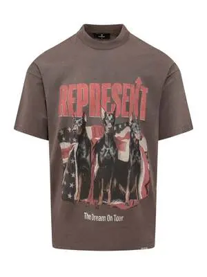 REPRESENT On Tour Graphic T-shirt - Nero
