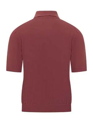 RAKKI Stylish Polo Shirt With Pocket - Cherry