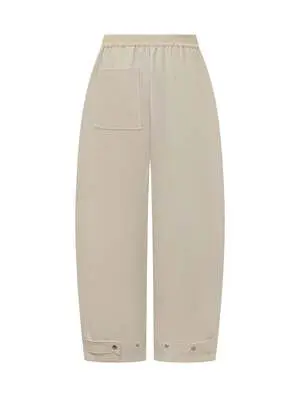 Studio Nicholson Wide Leg Trousers - Chalk