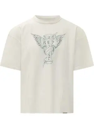 REPRESENT Westsiof Graphic T-shirt - Flat White