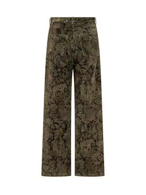 PIERRE-LOUIS MASCIA Gridox Trousers - Marrone