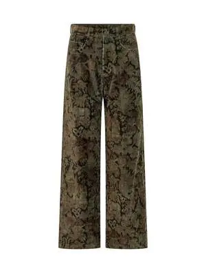 PIERRE-LOUIS MASCIA Gridox Trousers - Marrone