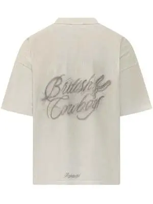 REPRESENT Cowboy-themed T-shirt - Washed Ecru
