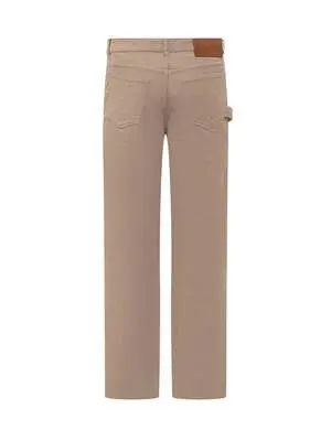 JW Anderson J. W. Anderson Velvet Trousers For Fall/winter 2025 - Cream