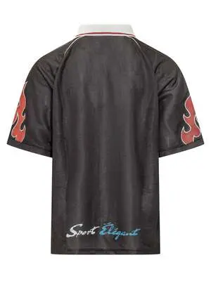 GALLERY DEPT. Polo With Artistic Accents - Black