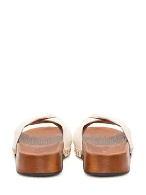 GANNI Stylish Mini Platform Sandals With Bow And Studs