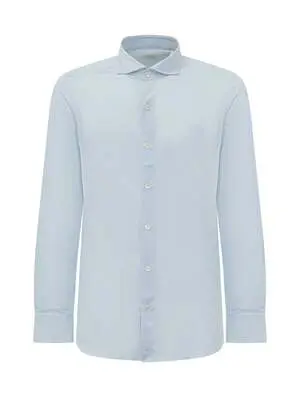 FINAMORE 1925 Toronto Achille Mini Shirt - Azzurro