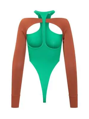 ALESSANDRO VIGILANTE Bicolore Mini Bodysuit
