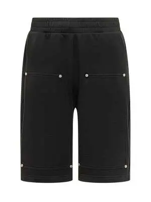 44 LABEL GROUP Mini Shorts With Pocket Detail - Black