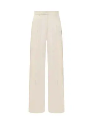 JW Anderson Painted Trousers - Cream