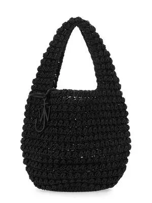 JW Anderson Popcorn Basketball Big Leather-trim Shoulder Bag