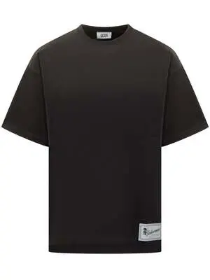 Gcds Graphic Cotton T-shirt - Black