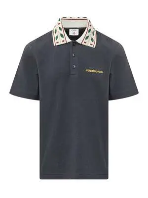 Casablanca Theurel Pique Polo - Navy