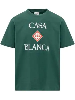 Casablanca Classic Organic Cotton T-shirt - Green