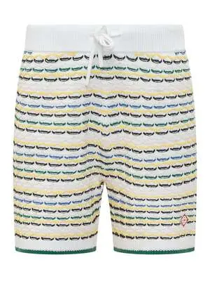 Casablanca CASABLANCA Tuck Stitch Mini Shorts Multicolor