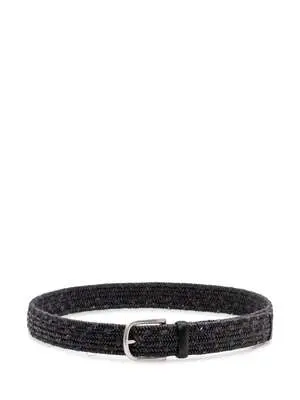 Orciani Mel Skin Wool Belt - Antracite