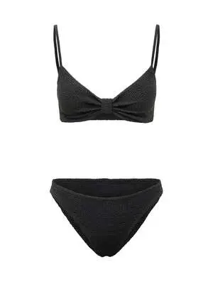 Hunza G Mini Triangle Bikini Set - Black
