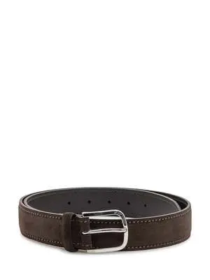 Orciani Suede Belt With Adjustable Buckle - T.moro