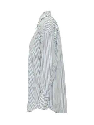 BALOSSA Stylish Stripe Button-up Shirt For Summer - 1