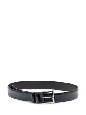 Orciani Elegant Leather Belt With Polished Buckle - Oceano