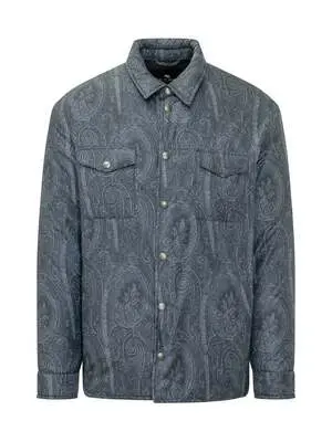 Etro ETRO Paisley Overshirt Blu