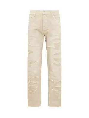 Heron Preston Tailored Cargo Pants With Five Pockets - Ivory