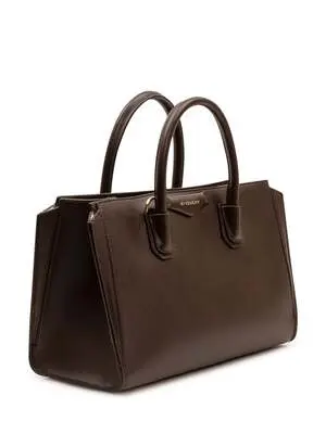 Givenchy Mini Antigona Catchall Handbag - Chocolate