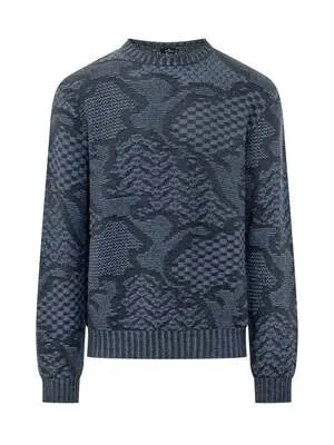 Etro Rome Knit Crewneck Sweater