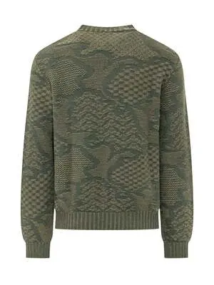 Etro Ribbed Knit Crewneck Sweater