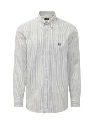 Etro Rome Logo Button-down Shirt - S9860