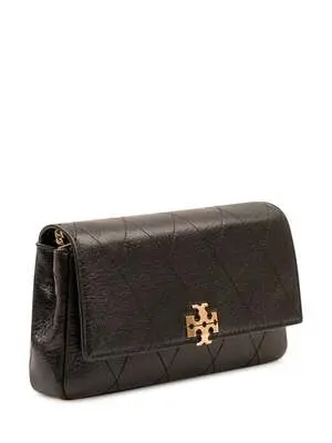 Tory Burch Chain Wallet Mini In 100% Cow Leather - Black