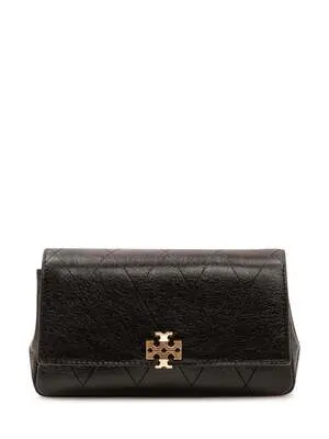 Tory Burch Chain Wallet Mini In 100% Cow Leather - Black