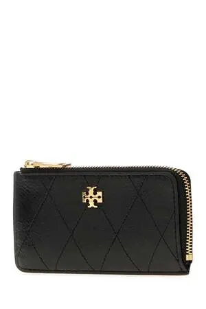 Tory Burch Mini Zip Cardcase - Black