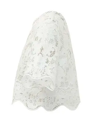 Michael Kors Mini Lace Sleeve Top - White