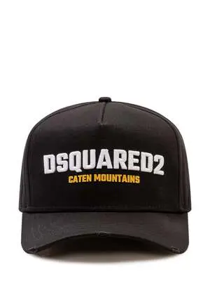 Dsquared2 Baseball Cap In Gabardine - Nero