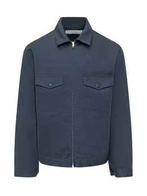 UNIVERSAL OVERALL Zip-up Jacket - Navy