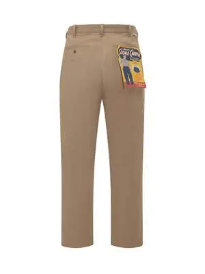 UNIVERSAL OVERALL Rethexed Paintntaloni With Pinces Trousers