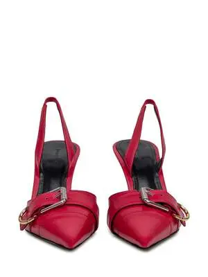 Givenchy Calf Leather Slingback Pumps - Red